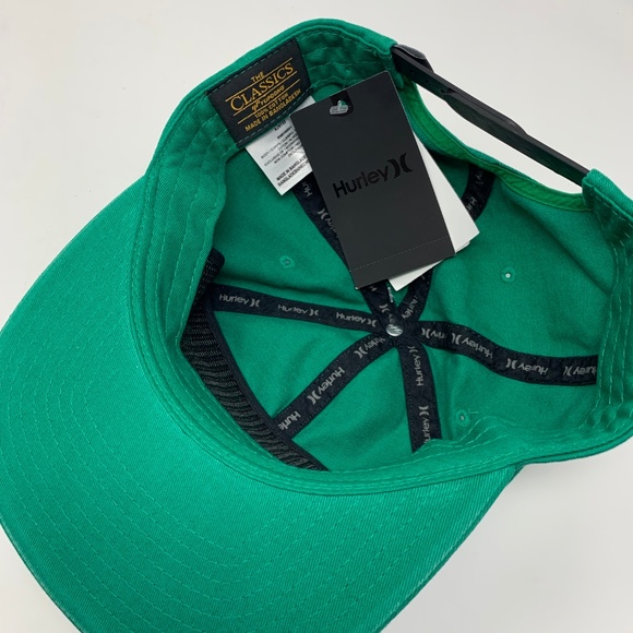 Hurley | Accessories | Hurley Mens Snapback Adjustable Green Yellow Hat ...